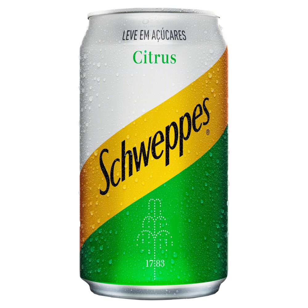 Refrigerante Schweppes Citrus Leve Em Açúcares Lata 350ml