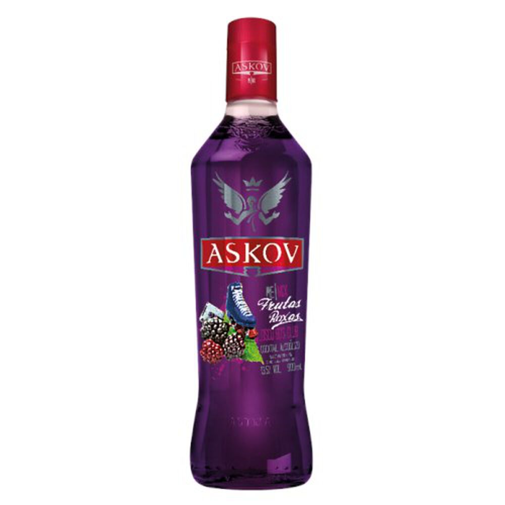 Vodka Askov Remix Frutas Roxas 900ml