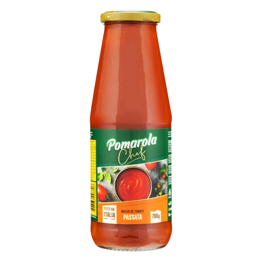 Passata De Tomate Pomarola Chef Vidro 700g