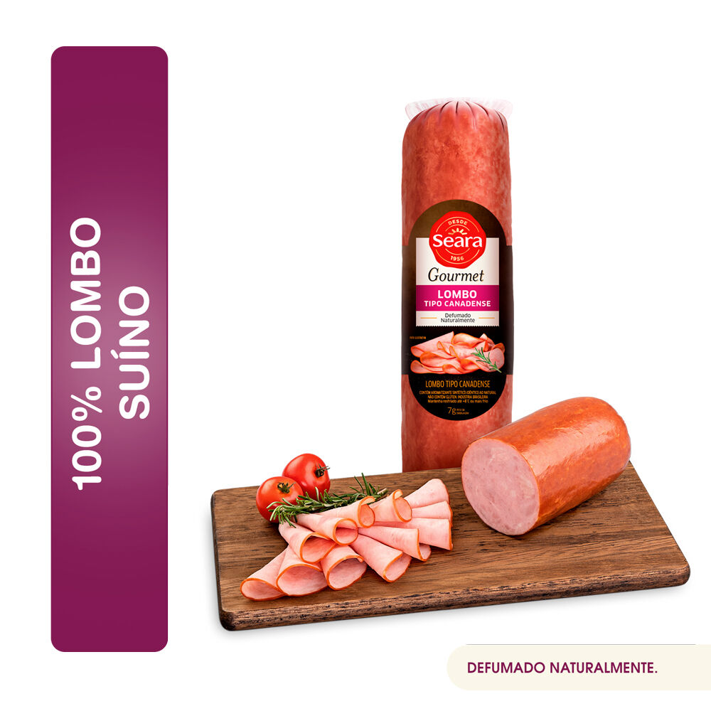 Lombo Canadense Seara Gourmet Fatiado Bandeja Kg