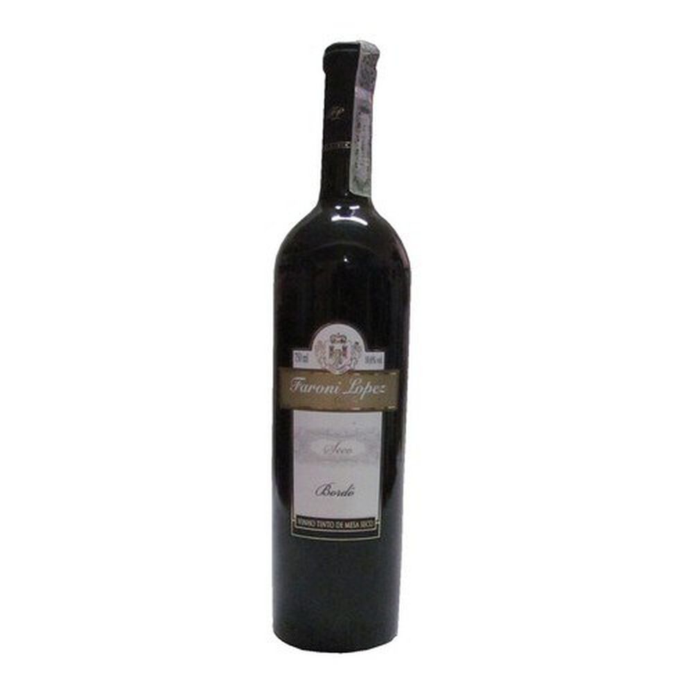 Vinho Nacional Faroni Lopez Bordô Tinto Seco 750ml