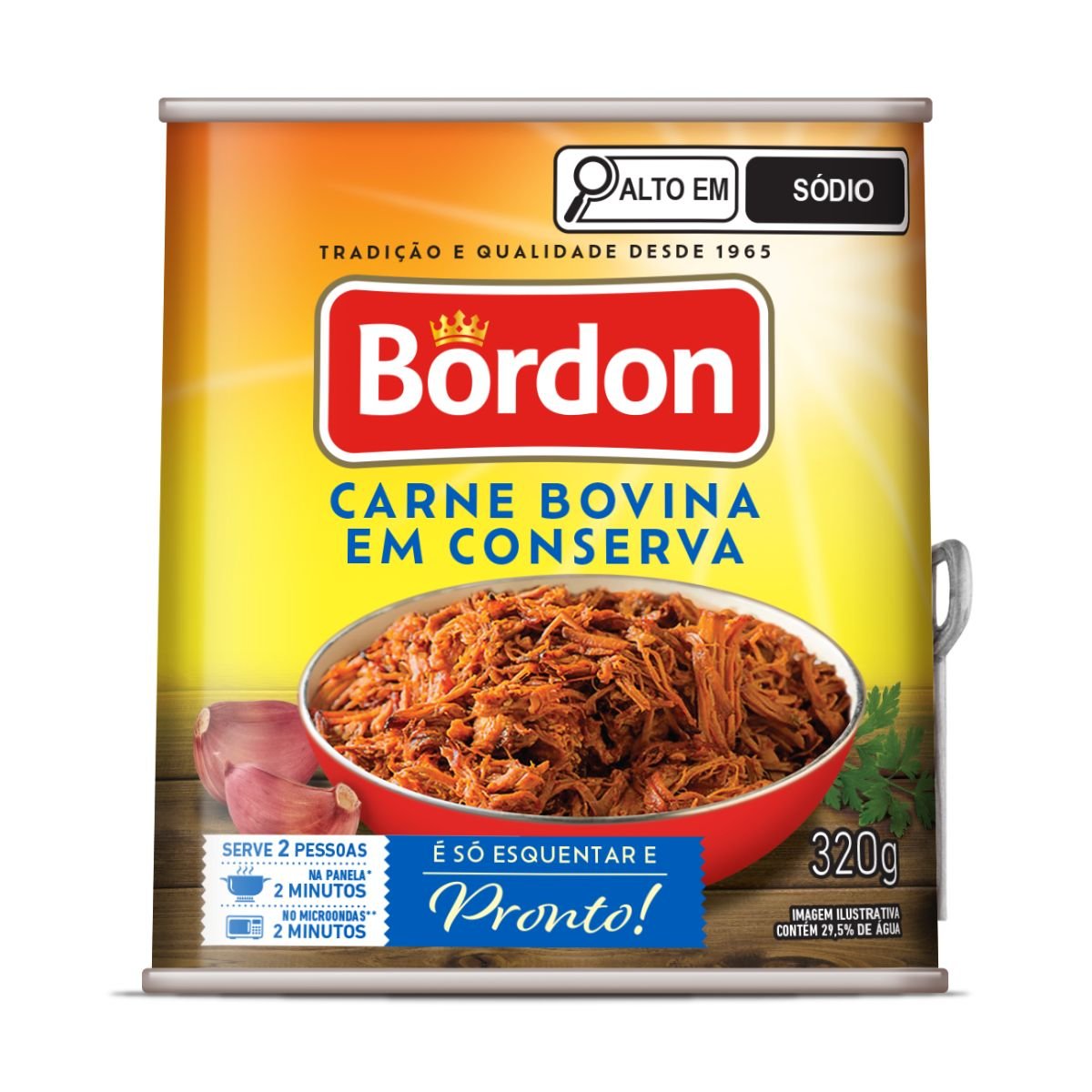 Carne De Panela Bordon Lata 400g