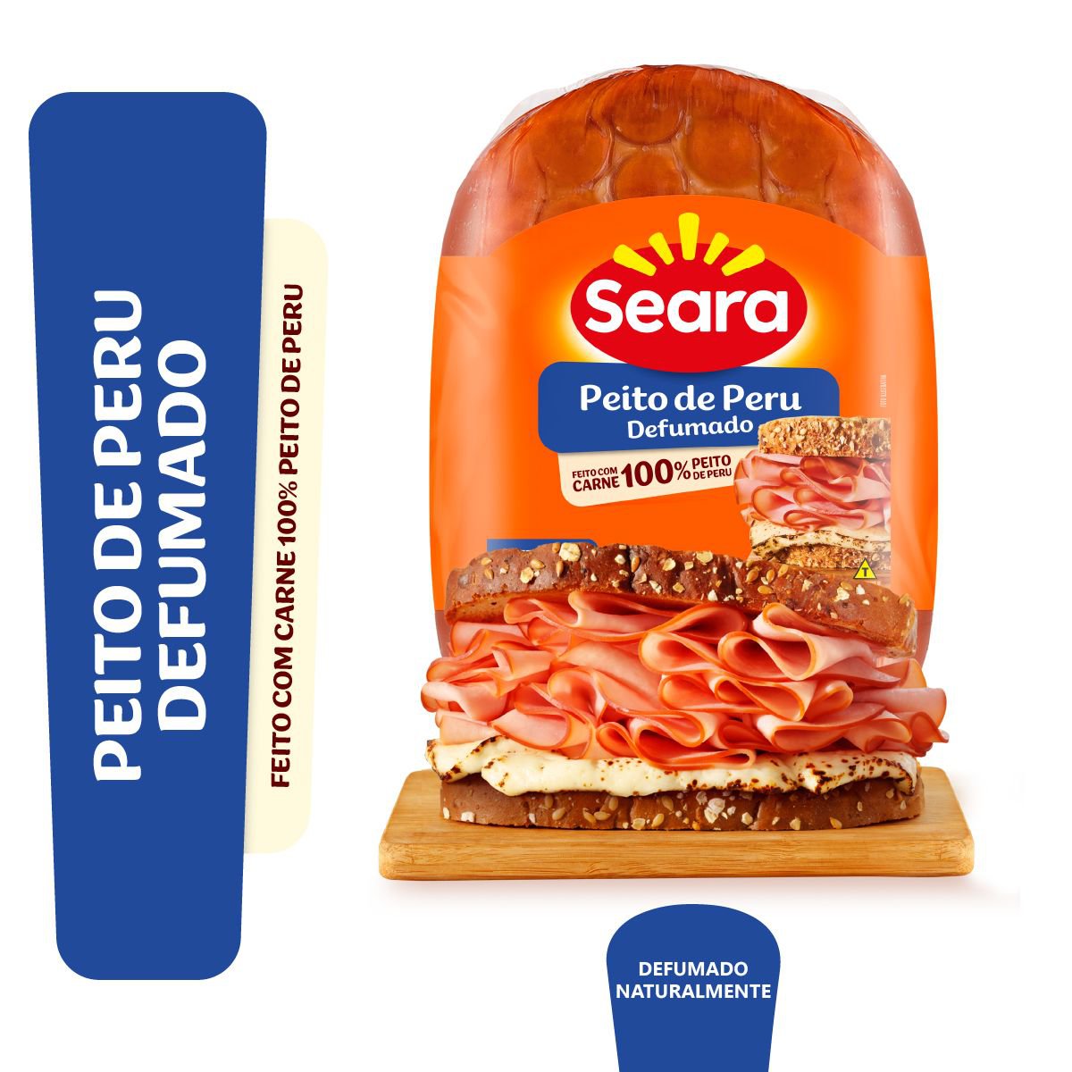 Peito De Peru Seara Defumado Peça Kg