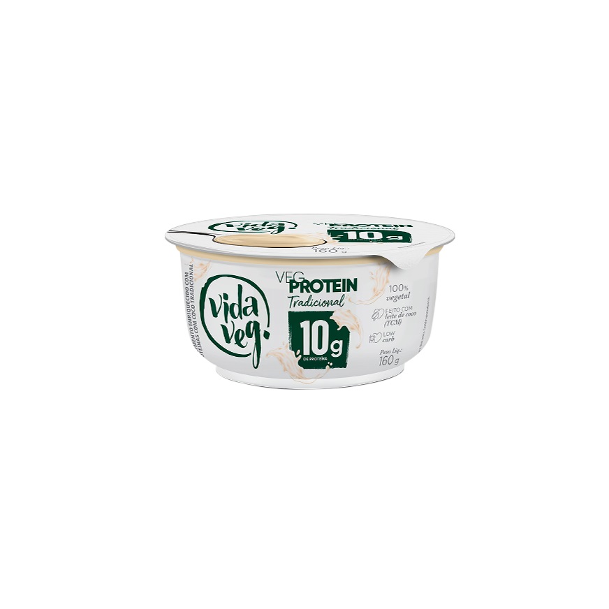 Iogurte Vida Veg Protein Tradicional 160g