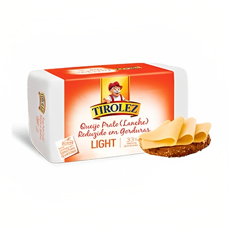 Queijo Prato Tirolez Light Granel Kg