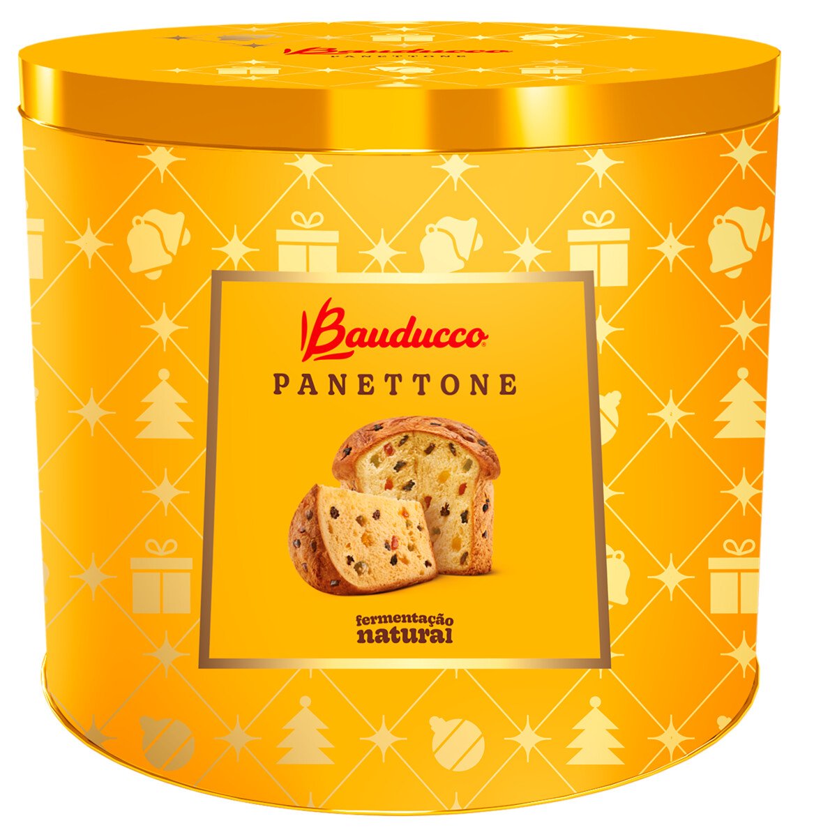 Panetone Bauducco Frutas Lata 750g