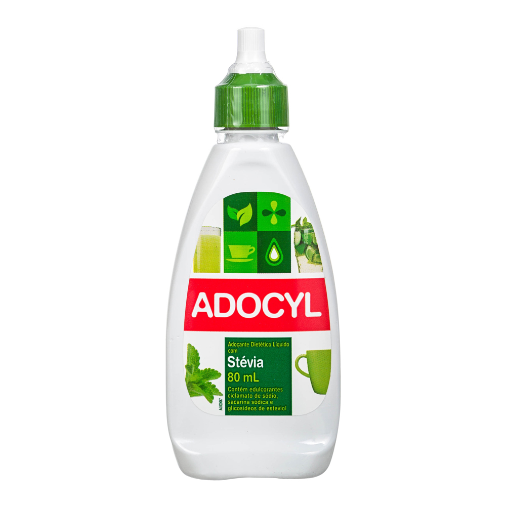 Adoçante Líquido Adocyl Stevia 80ml